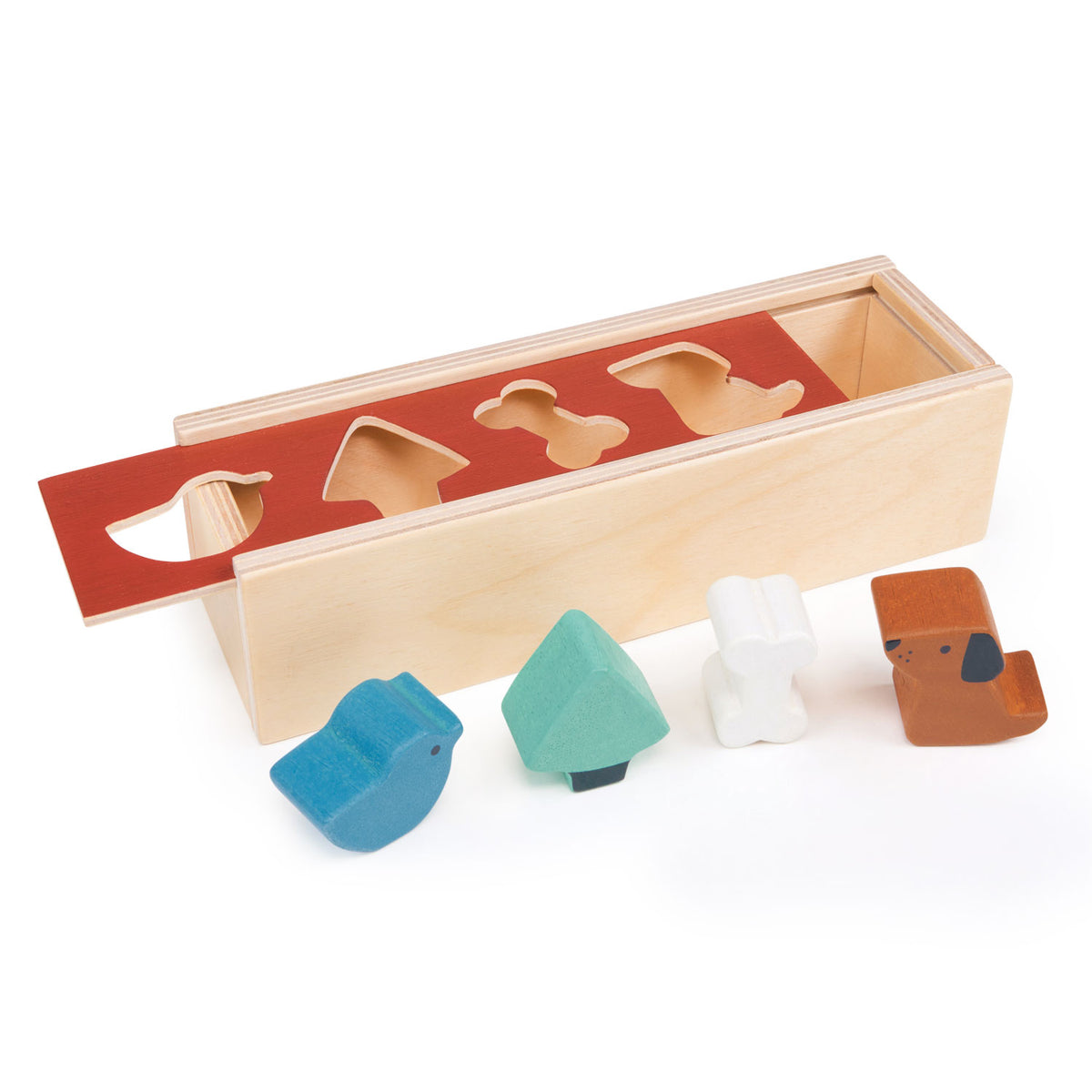 Pet Shape Sorting Box | Mentari Toys | Wooden Shape Sorter Toy